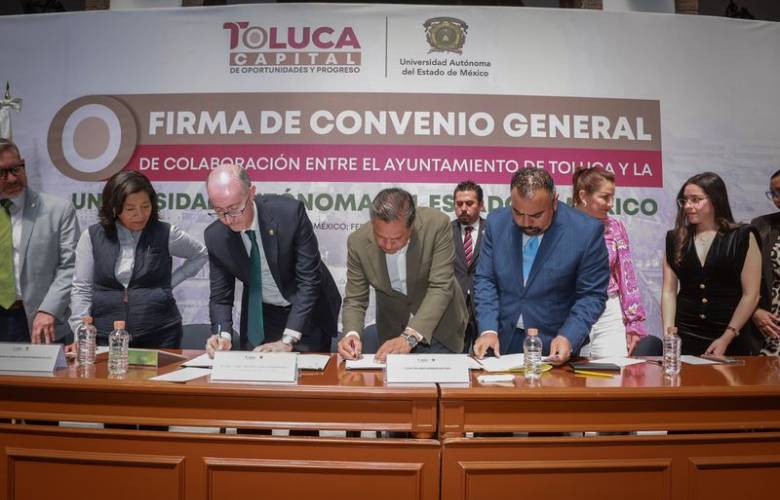 UAEMéx y el H. Ayuntamiento de Toluca... | Oscar Glenn Comunicación